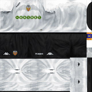 PES 6 botines y kit: NUEVA KIT DEL VALENCIA